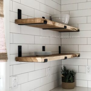 All My Kitchen Shelving Details & Project Reveal! - allisa jacobs