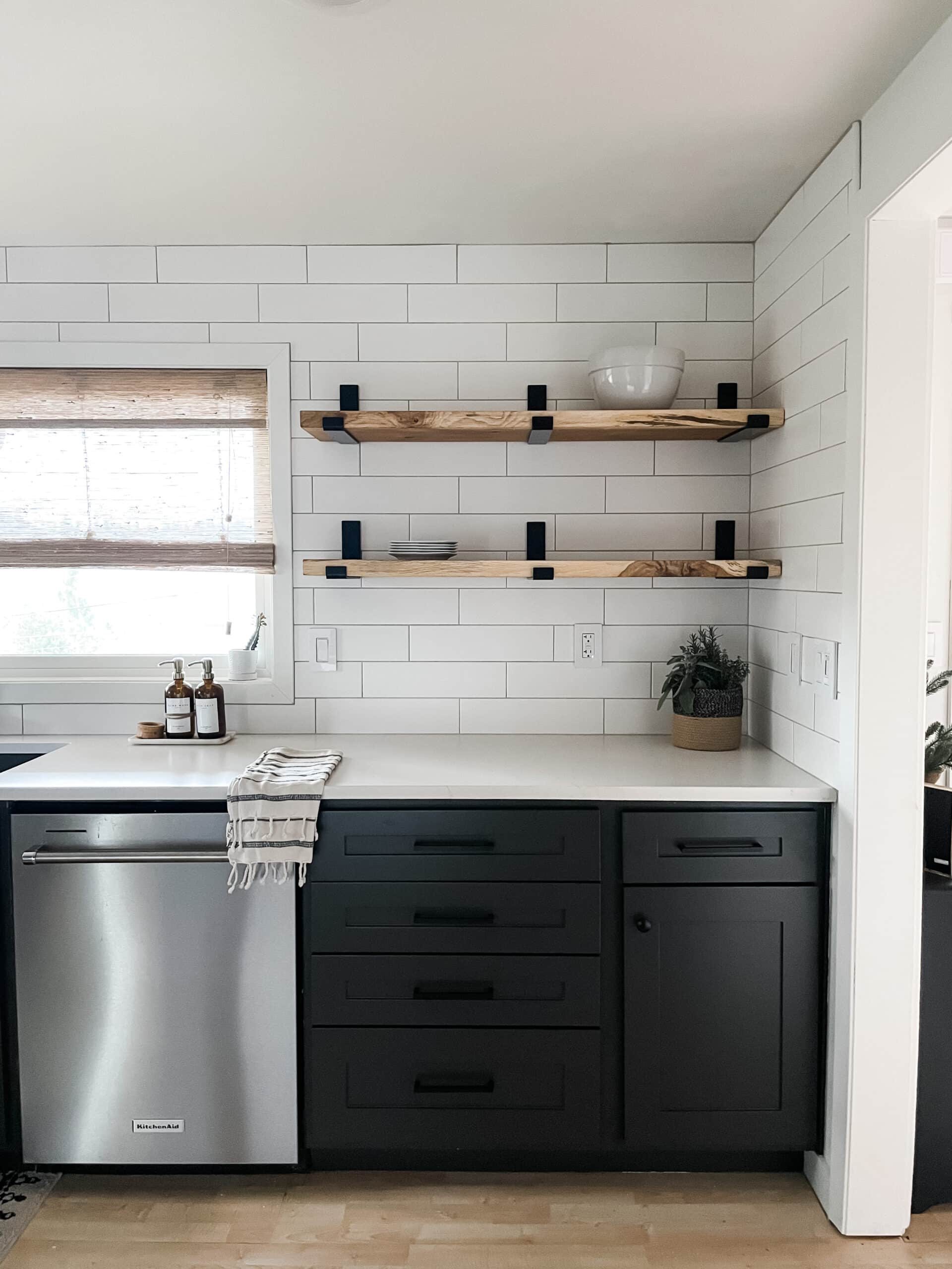 Kitchen Shelving Spacing and Sizing - Allisa Jacobs Home & Design