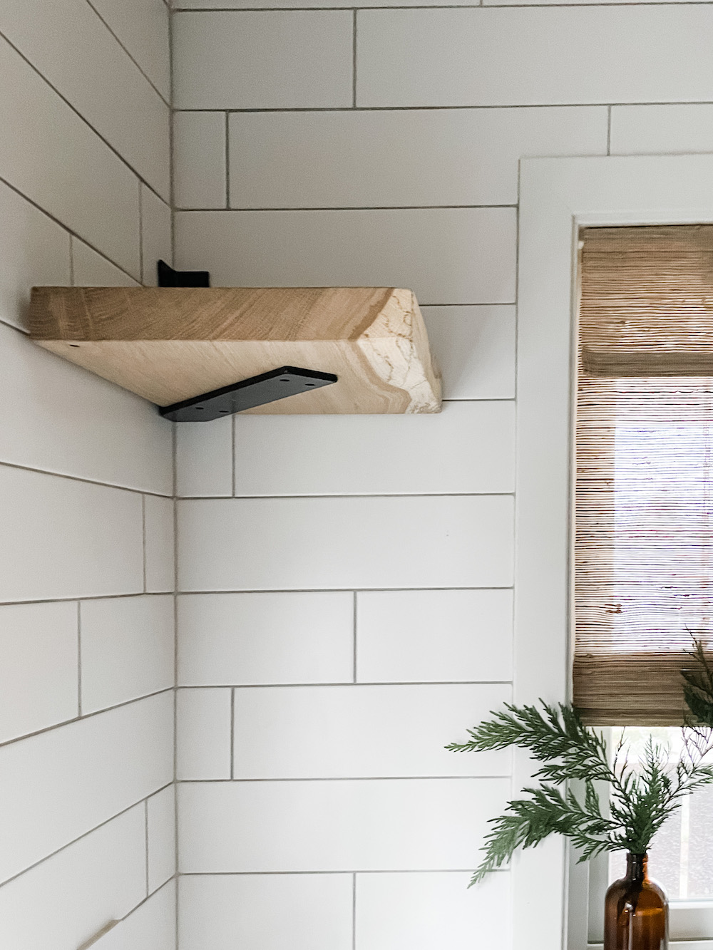 Kitchen Corner Shelf DIY - Allisa Jacobs Home & Design